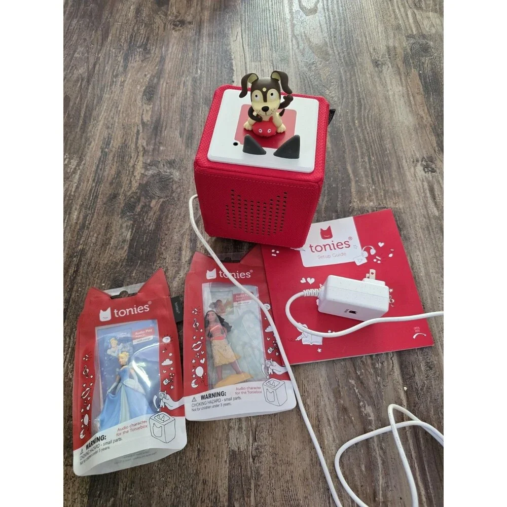 Tonies | Toys | Red Tonies Toniebox Starter Set Kids Audio Tonie Figure ...